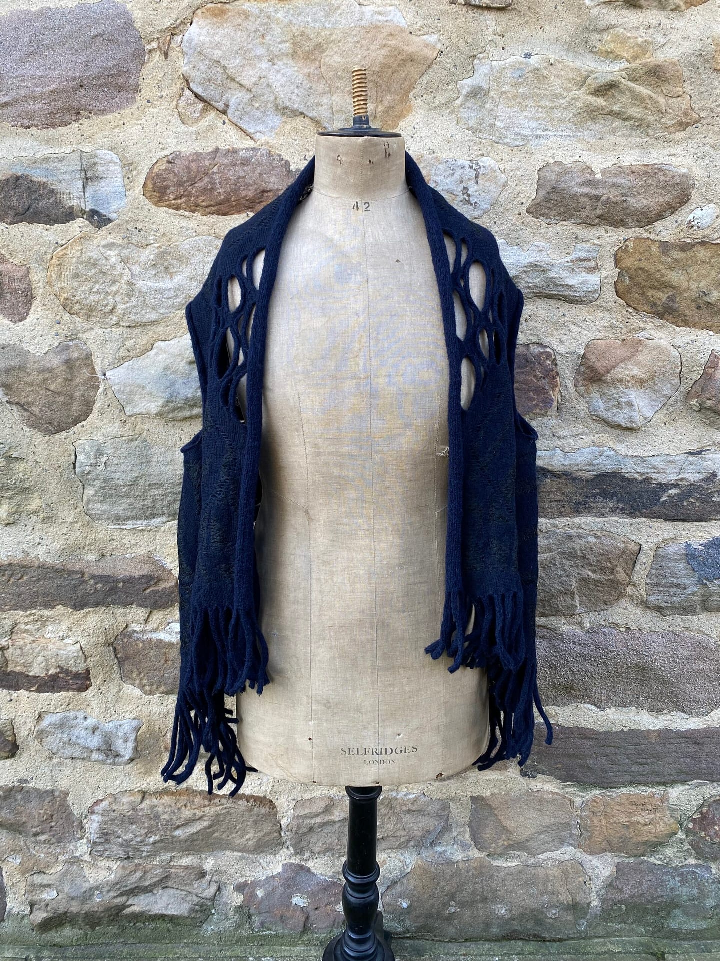 Dutch Wool 2-in-1 Gillet + Scarf • [ worn + worn ]
