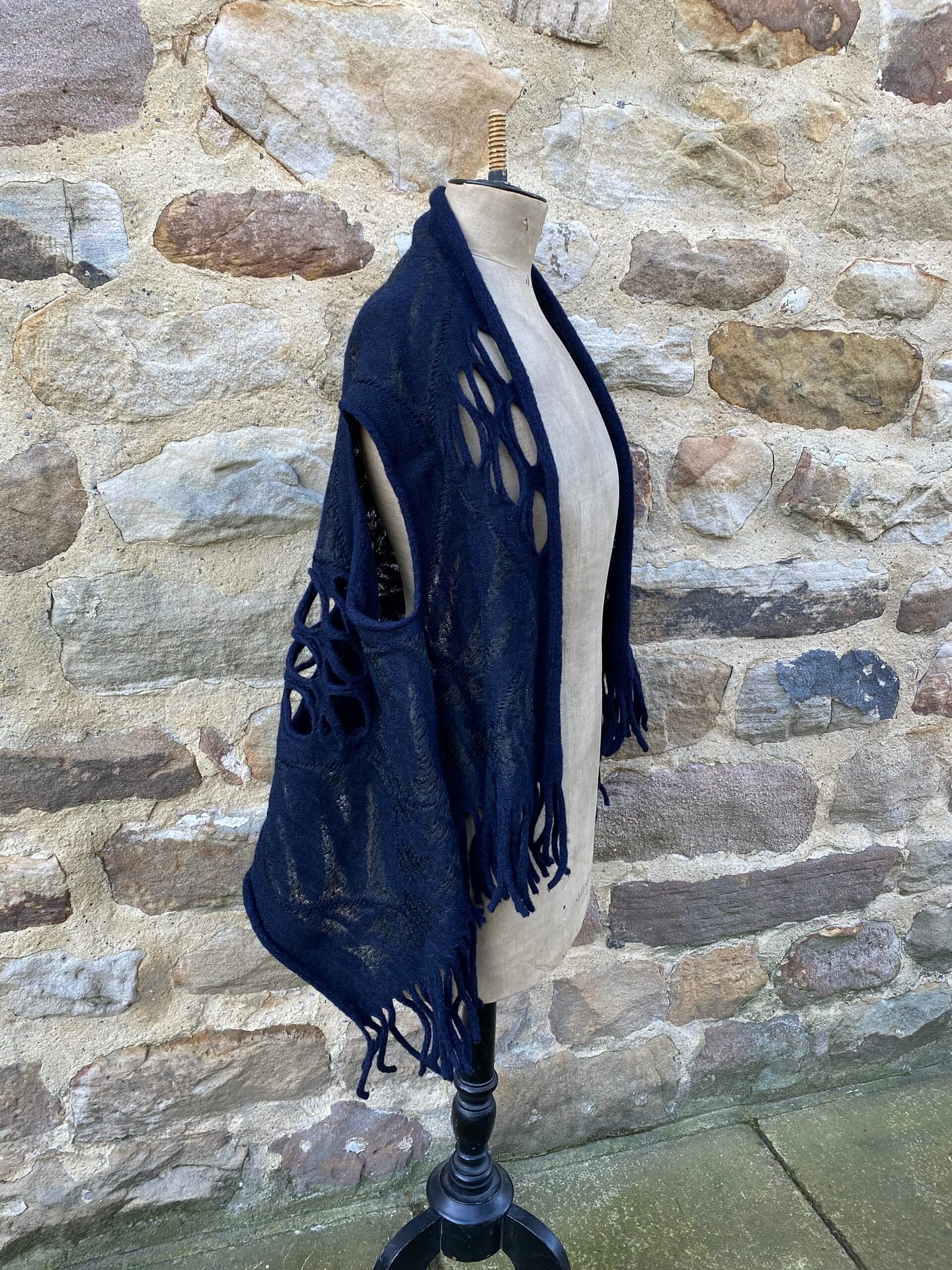 Dutch Wool 2-in-1 Gillet + Scarf • [ worn + worn ]