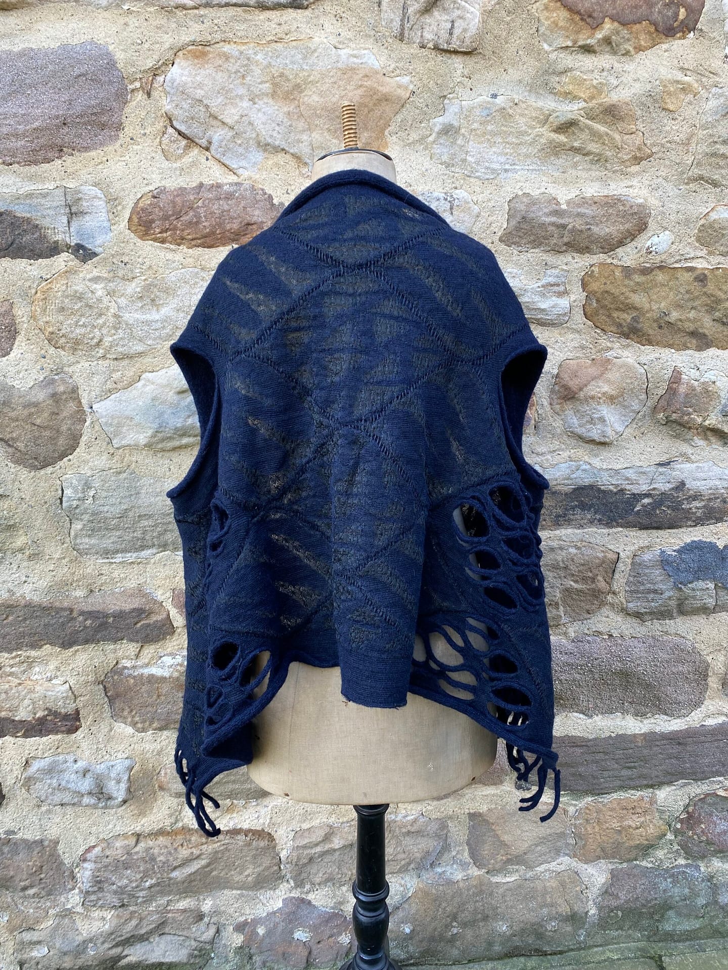 Dutch Wool 2-in-1 Gillet + Scarf • [ worn + worn ]