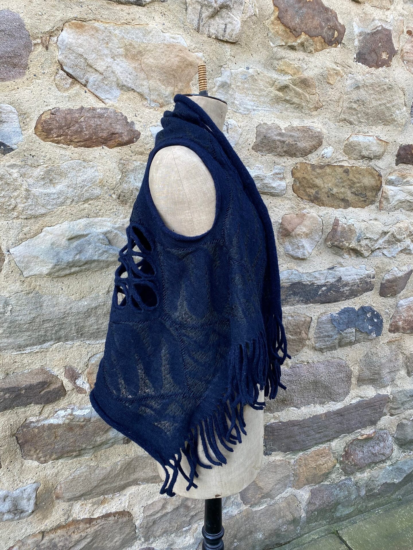 Dutch Wool 2-in-1 Gillet + Scarf • [ worn + worn ]
