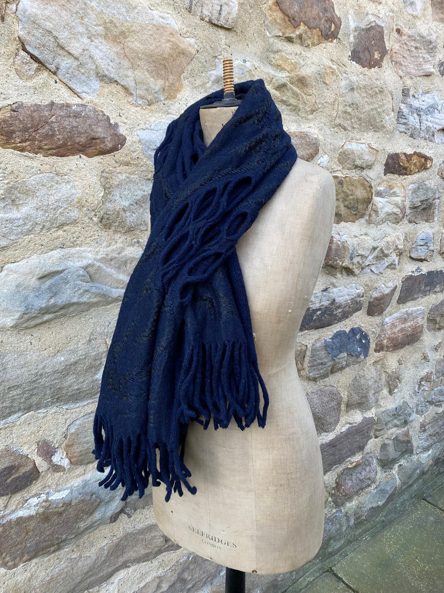 Dutch Wool 2-in-1 Gillet + Scarf • [ worn + worn ]