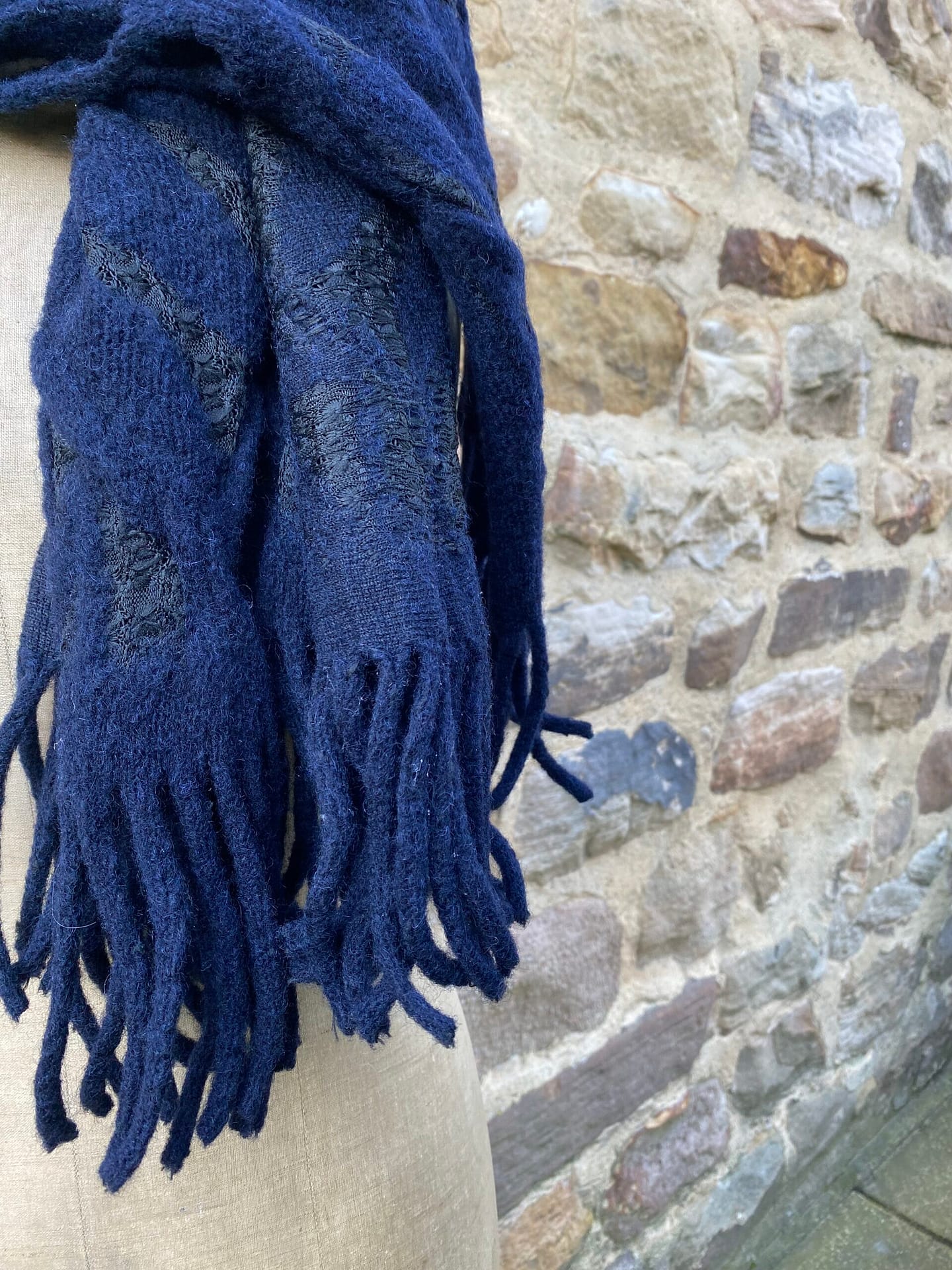Dutch Wool 2-in-1 Gillet + Scarf • [ worn + worn ]