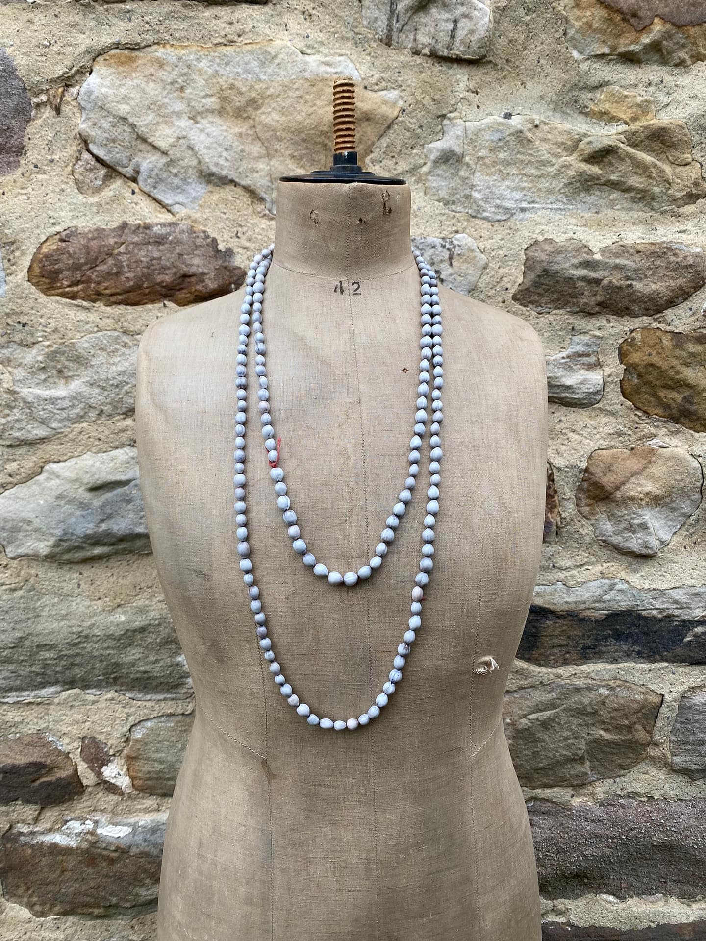 Rosario Seed Amazonian Protection Necklace • [ worn + worn ]