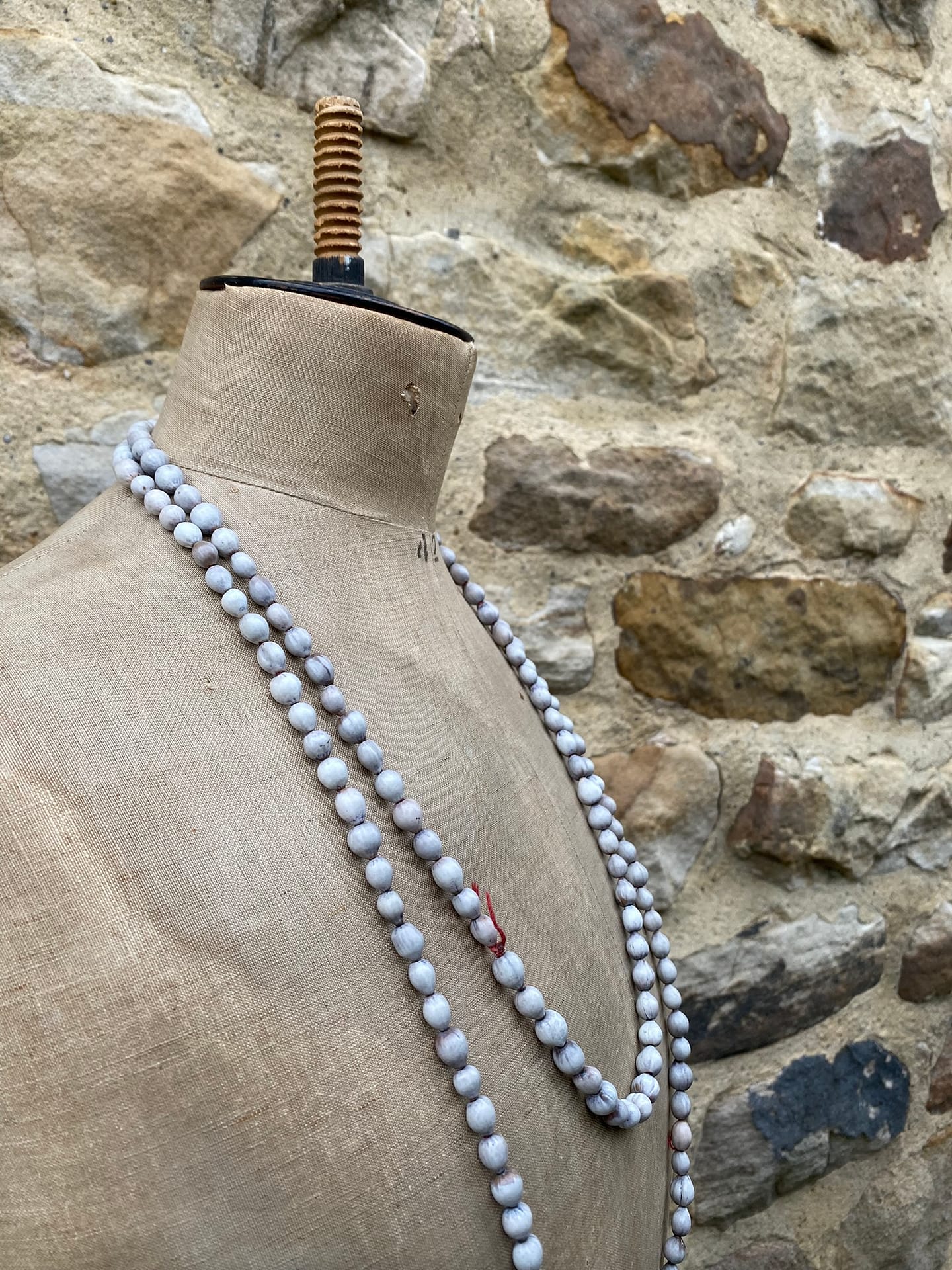 Rosario Seed Amazonian Protection Necklace • [ worn + worn ]