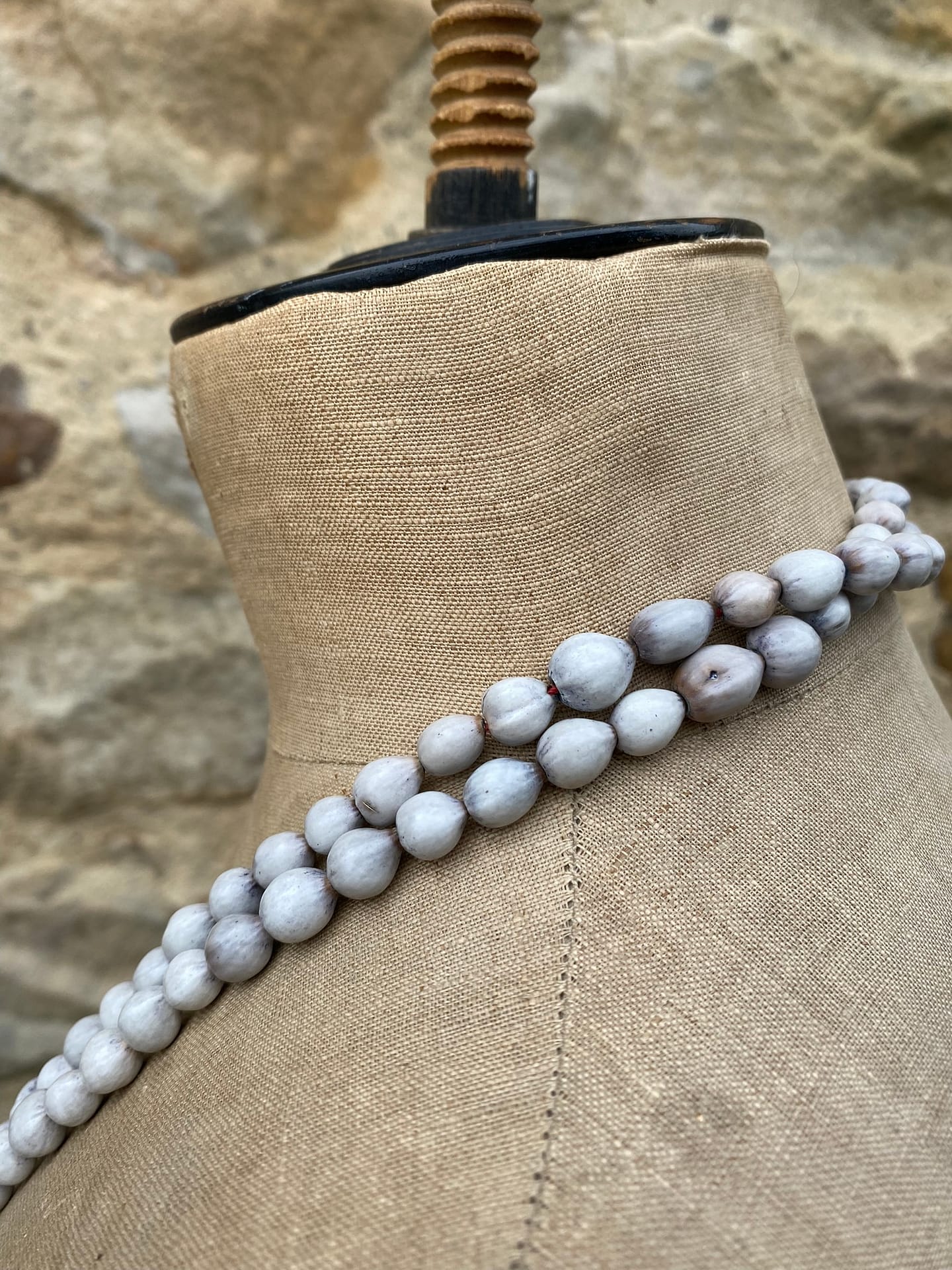 Rosario Seed Amazonian Protection Necklace • [ worn + worn ]