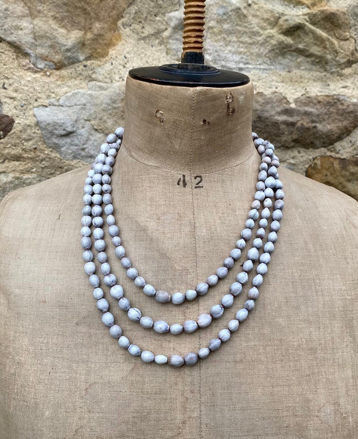 Rosario Seed Amazonian Protection Necklace • [ worn + worn ]